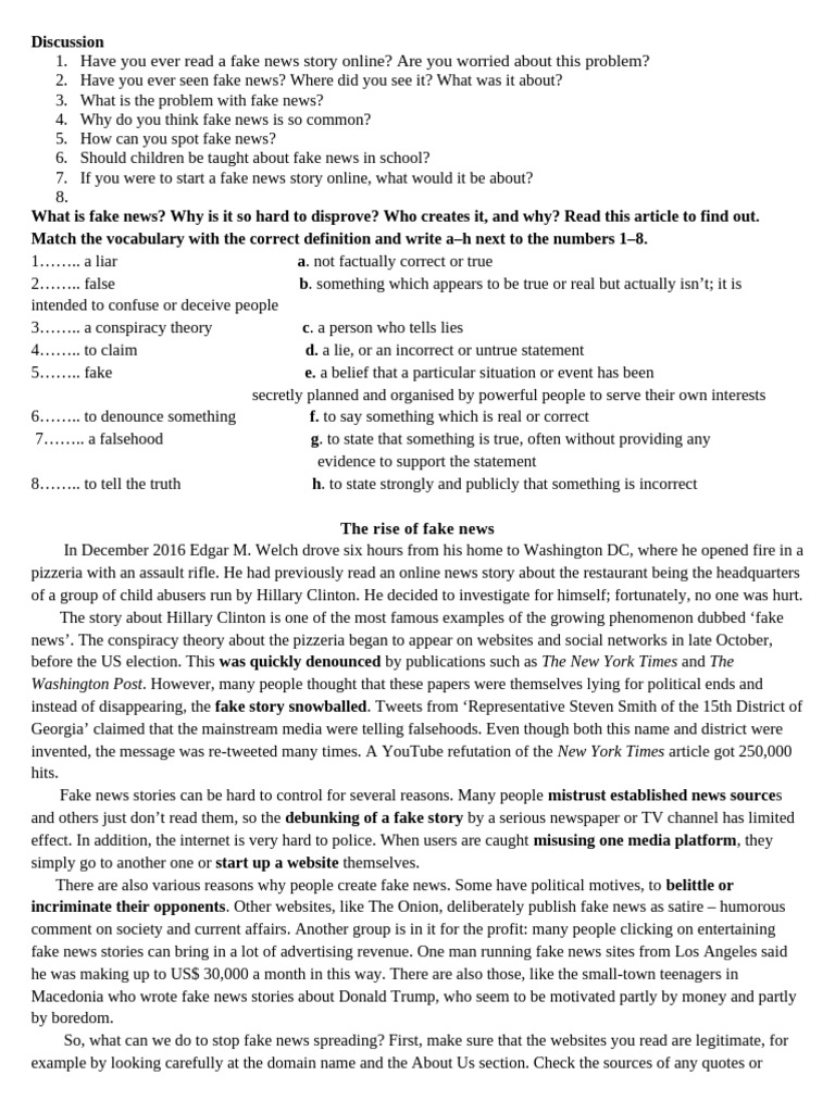 Understanding Fake News and Its Impact | PDF | News