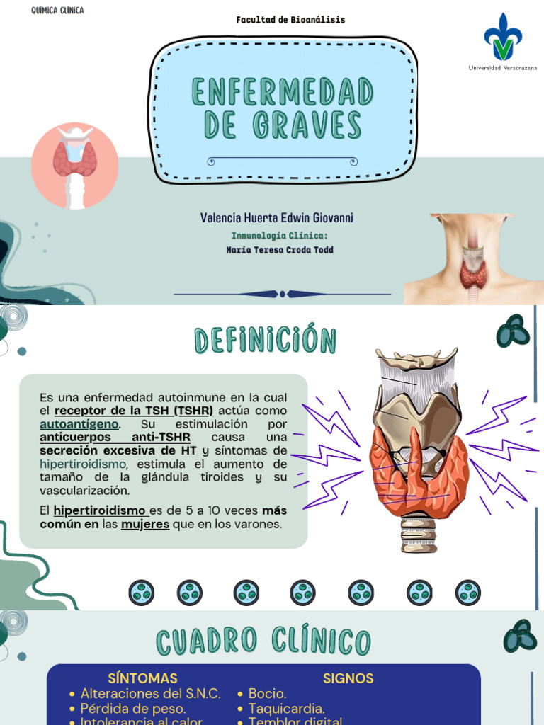 Enfermedad de Graves | PDF | Hipertiroidismo | Hormona estimulante de la tiroides