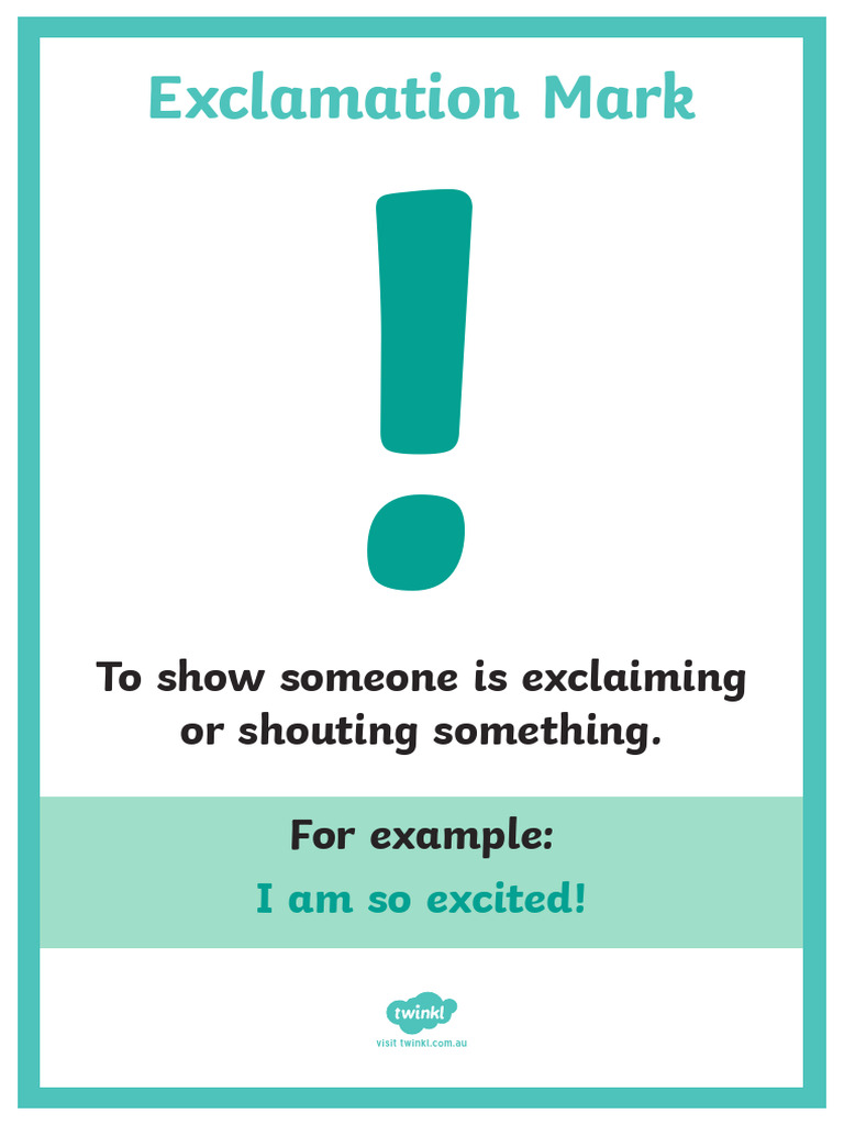 Punctuation Posters | PDF
