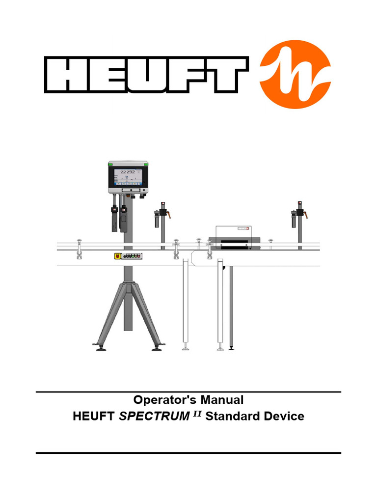 HEUFT SPECTRUM II Operator's Manual | PDF | Switch | Computer Terminal