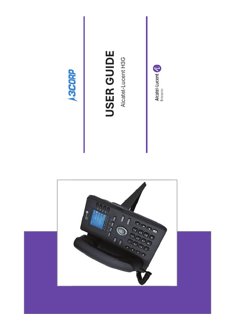 Guia do Usuário Alcatel-Lucent H3G | PDF | Informática