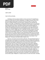 Heartfelt Letter to Grandma | PDF | Grandparent