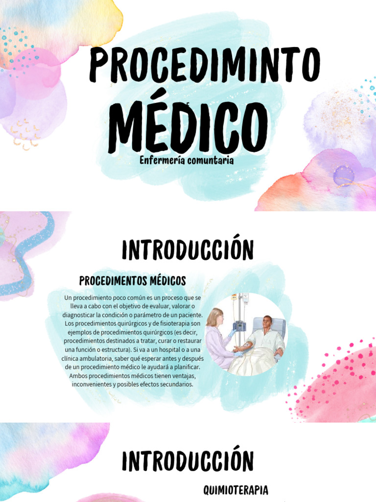 Procedimientos Medicos | PDF | Quimioterapia | Cáncer