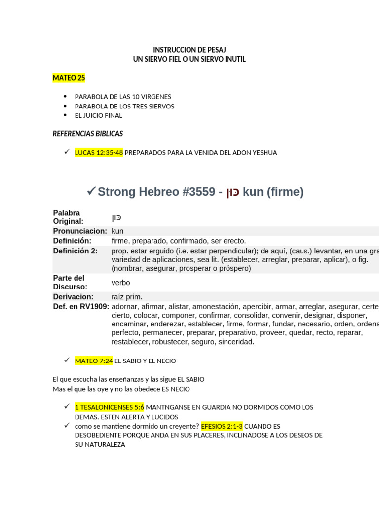 Un Siervo Fiel o Un Siervo Inutil | PDF | Biblia | Contenido bíblico