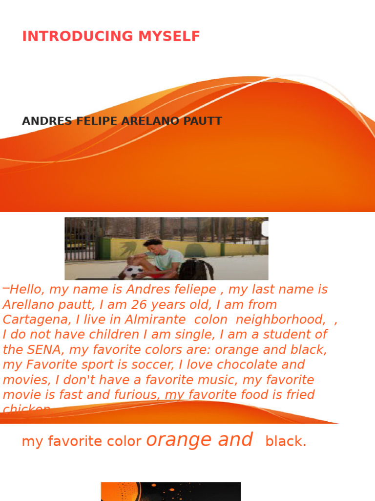 Introducing Myself 2 | PDF
