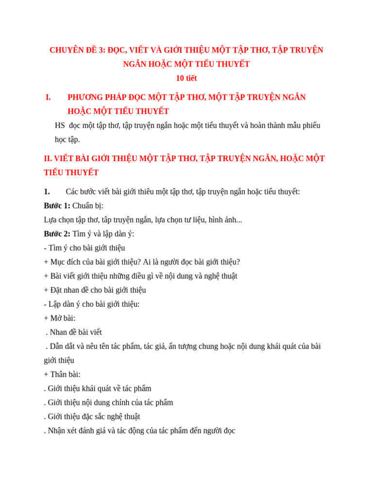 Dap an Chuyen de 3 Van 10 | PDF