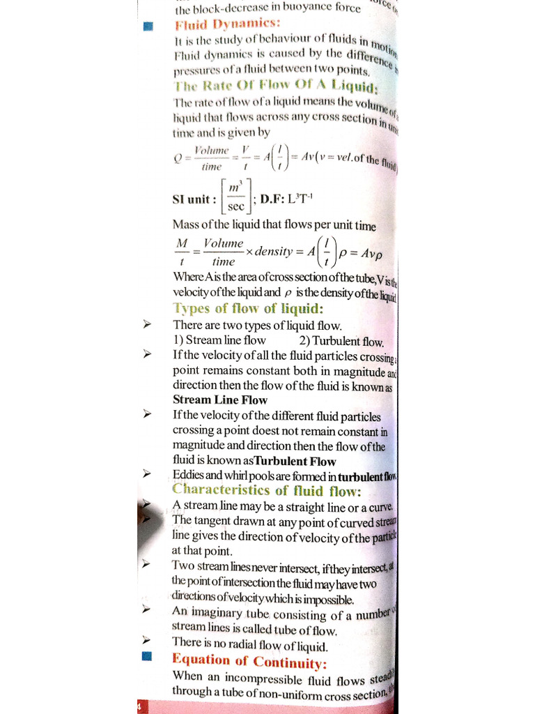 Fluid Dynamics | PDF