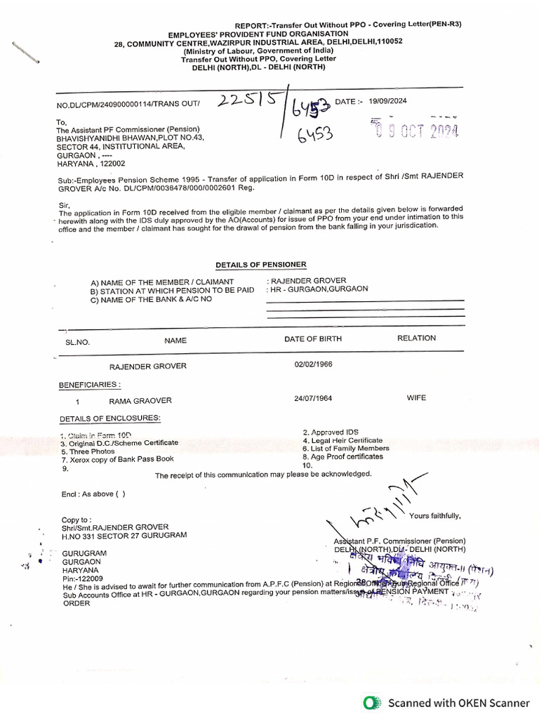 Employees Provident Fund | PDF