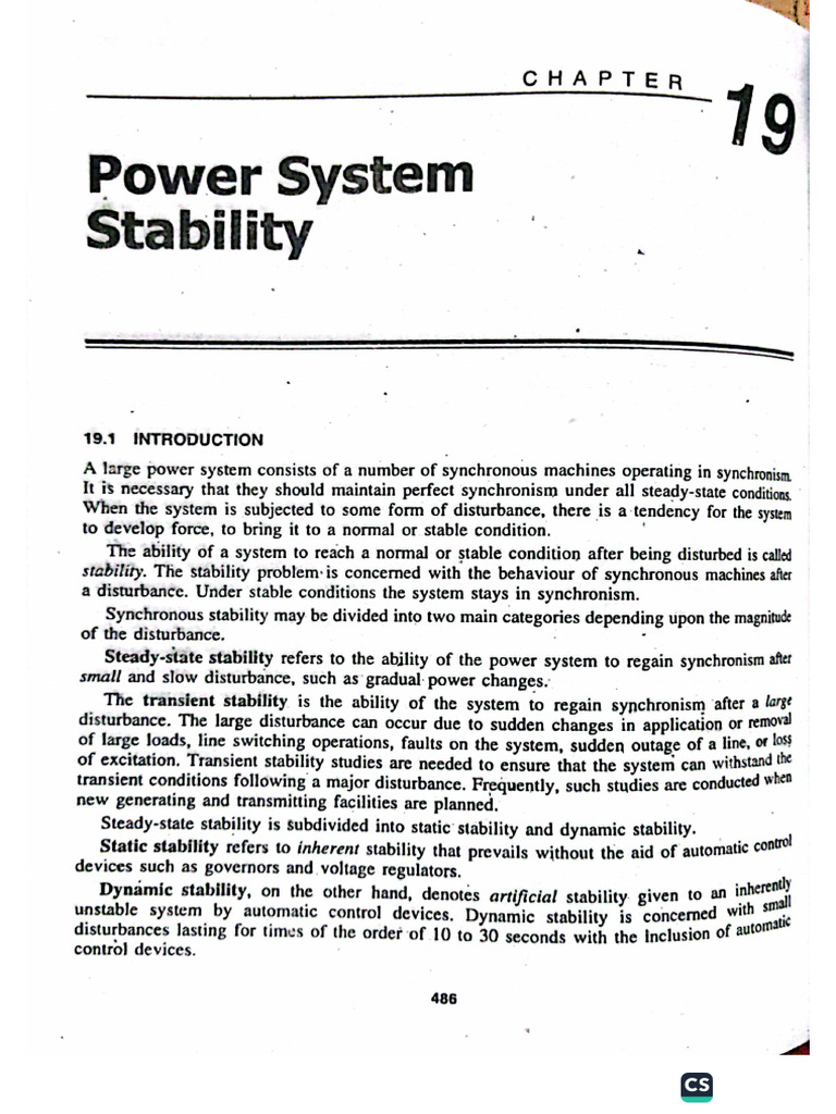 Stability CH 19 Ashfaq Husain | PDF