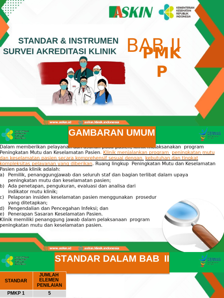 Standar Akreditasi Klinik Bab II (Klinik) | PDF