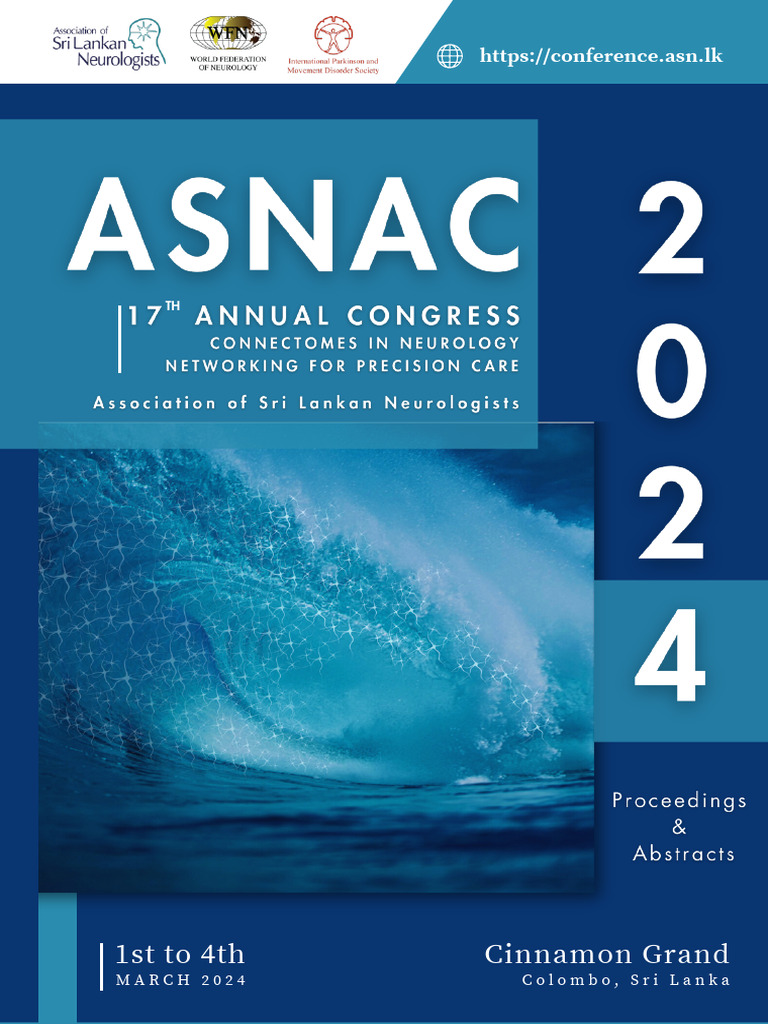ASNAC 2024 Abstract Book | PDF | Neurology | Epilepsy