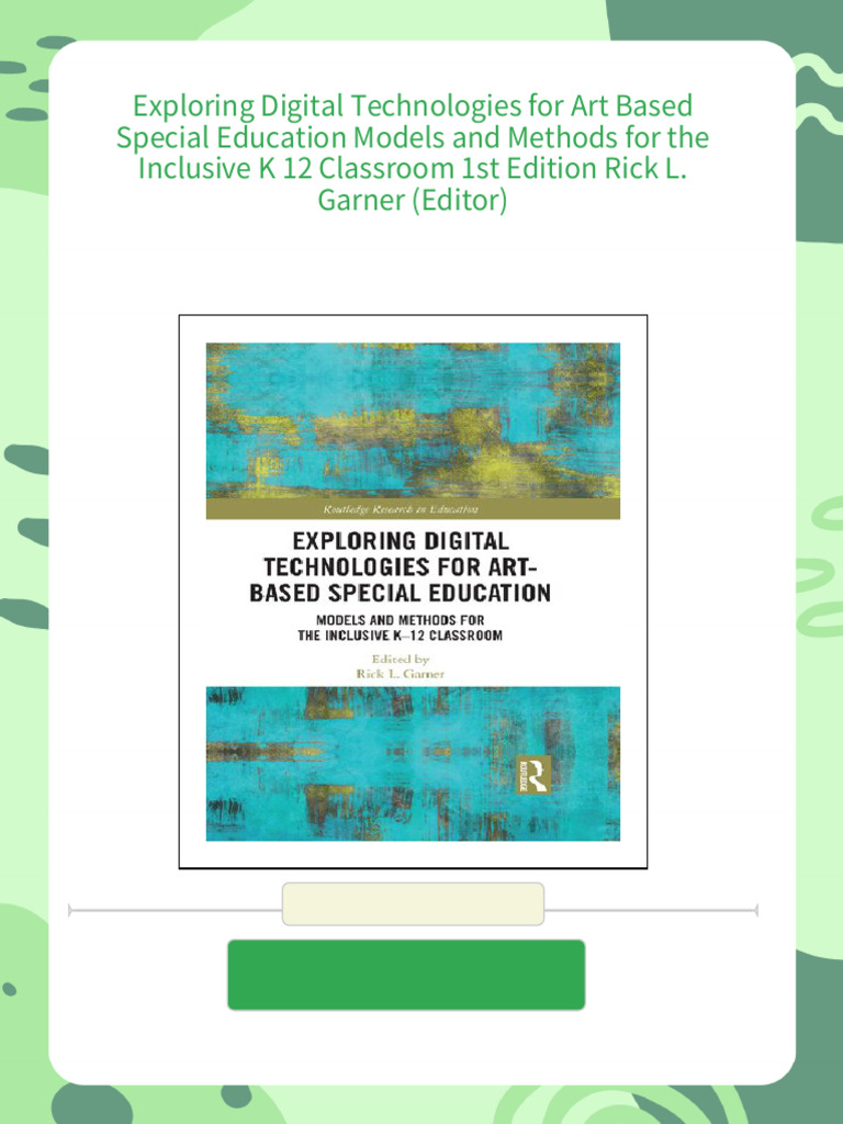 Exploring Digital Technologies for Art Based Special Education Models ... Exploring Digital Technologies for Art Based Special Education Models ...