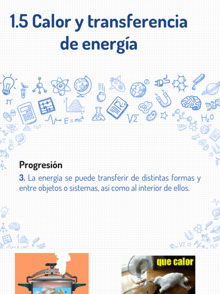 Calor y transferencia de energía | PDF | Calor | Caloría