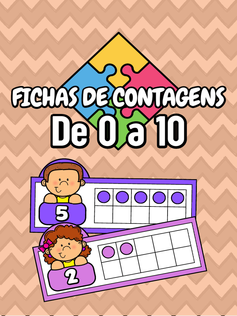 Fichas de Contagens de 0 A 10 | PDF