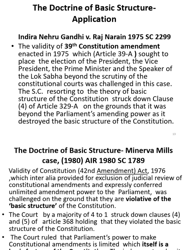 Key Supreme Court Cases on Constitutional Doctrine | PDF | Justice ...
