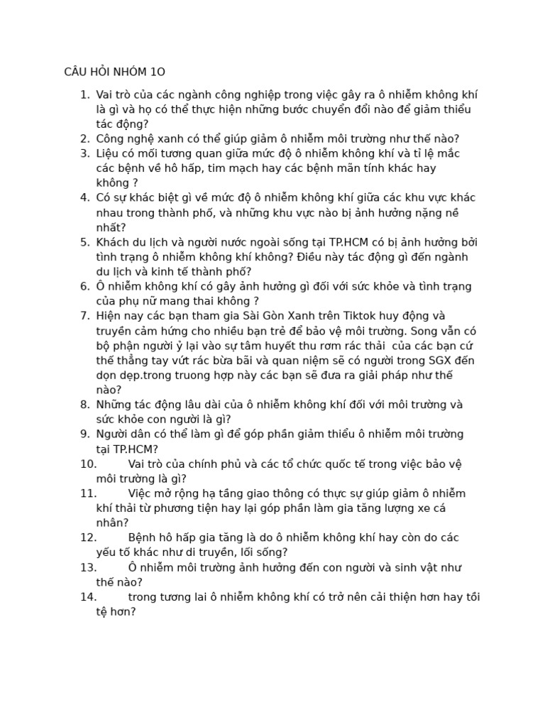 câu hỏi ppnc | PDF