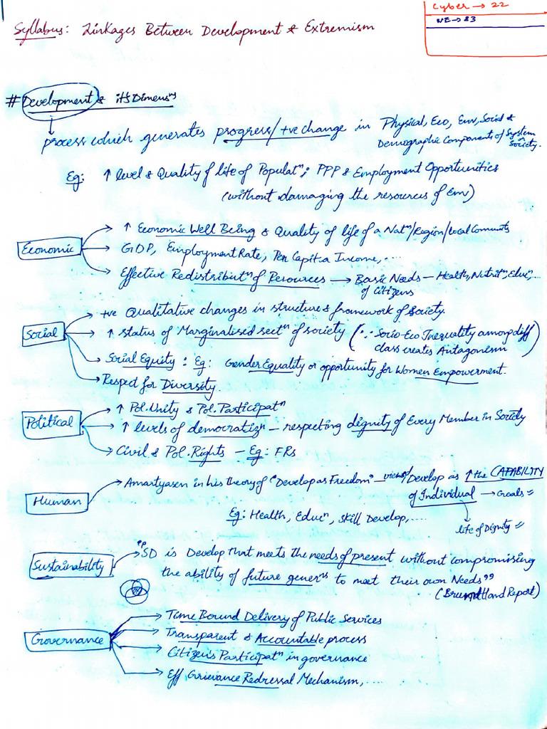 Internal Security My Notes For Mains | PDF