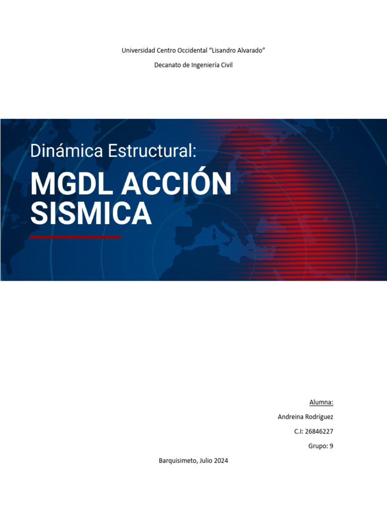 Espectros - Andreina Rodriguez | PDF | Temblores | Espectro