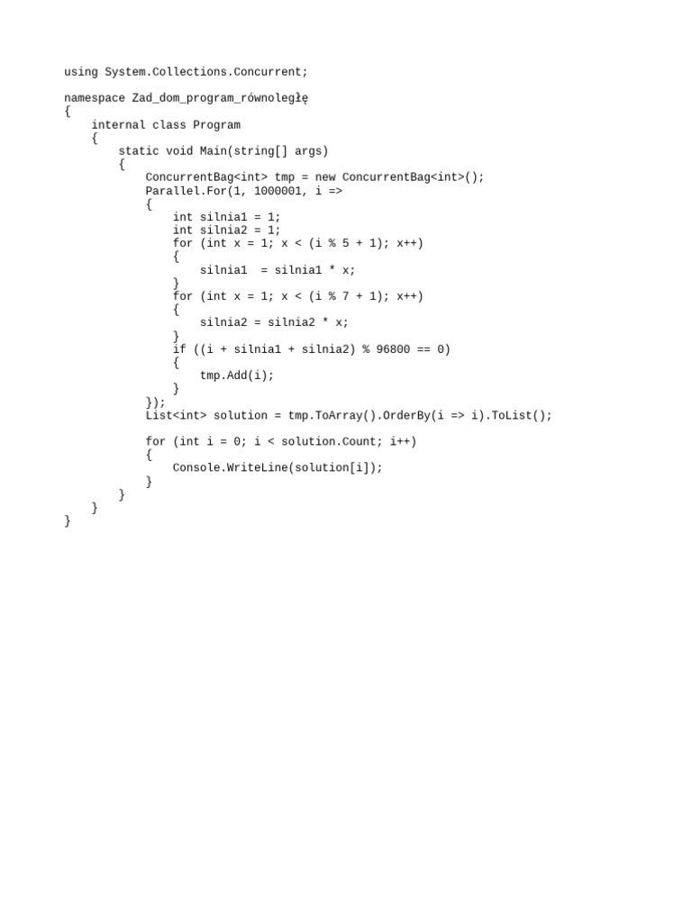 Using System - Collections.concurrent | PDF