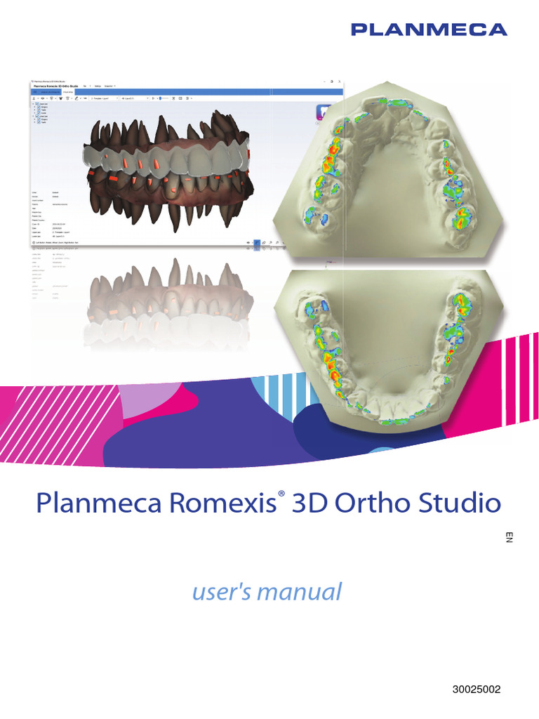 Planmeca Ortho Studio Manual | PDF | 3 D Computer Graphics | Icon (Computing)