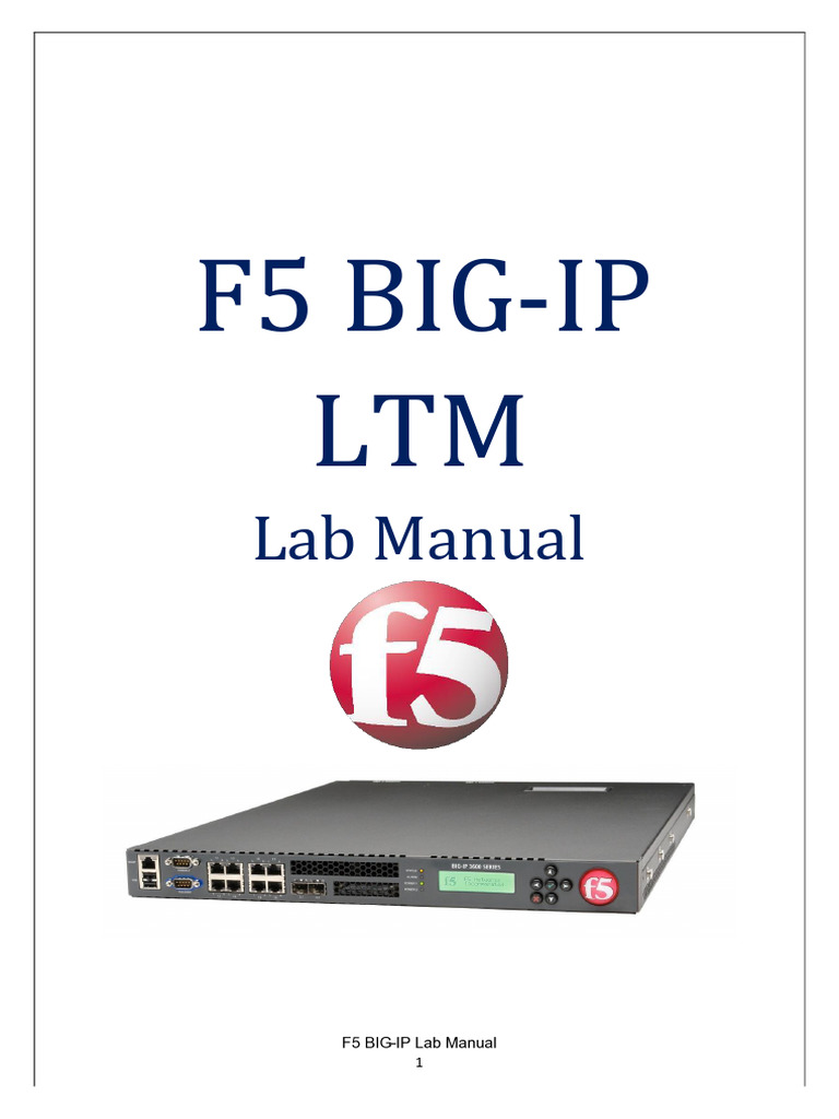 F5_BIG_IP_LTM | PDF | Computer Networking | Computing