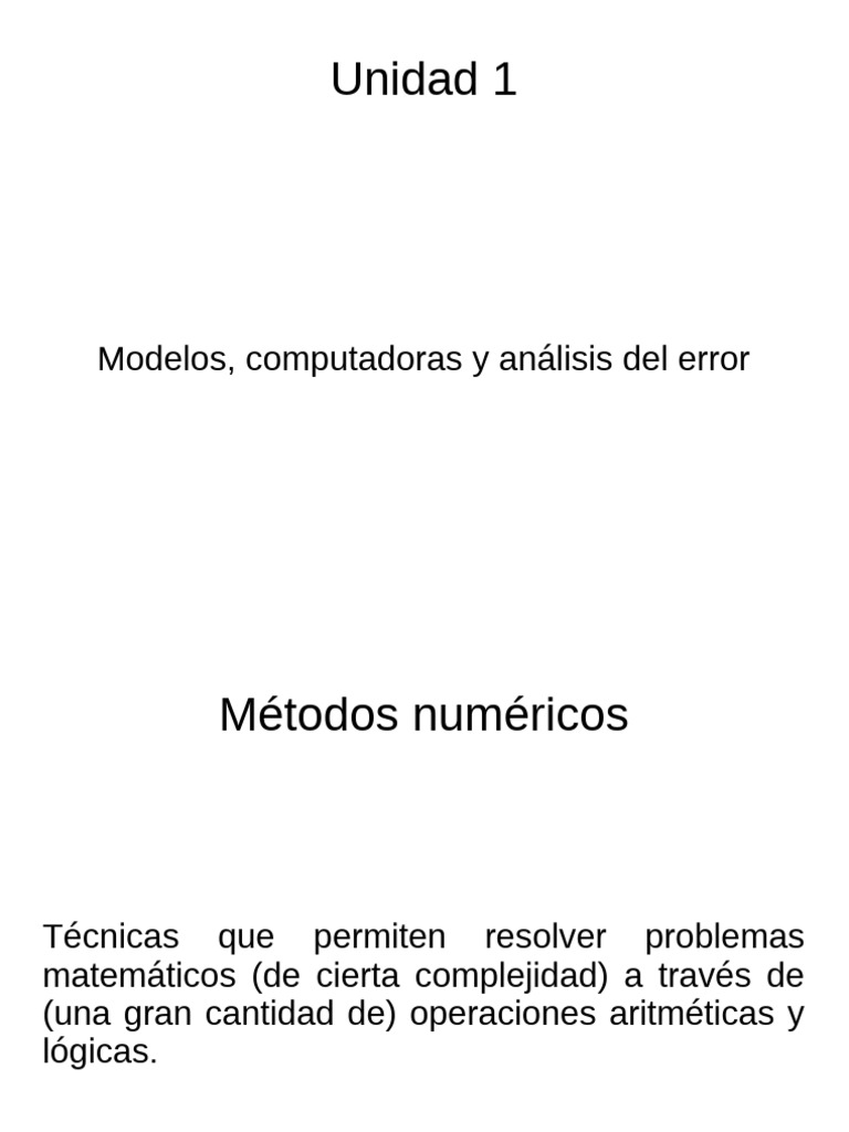 filinas de Metodos Numericos | PDF | Análisis numérico | Matemáticas De La Computación