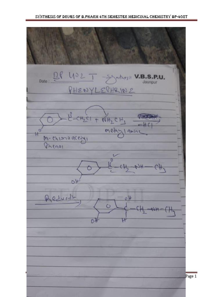 Medicinal Chemistry I BP 402T Converted 1 | PDF | Pharmacy ...