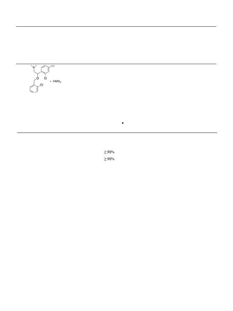 Isoconazole - 37960 - Hoja de Especificaciones | PDF