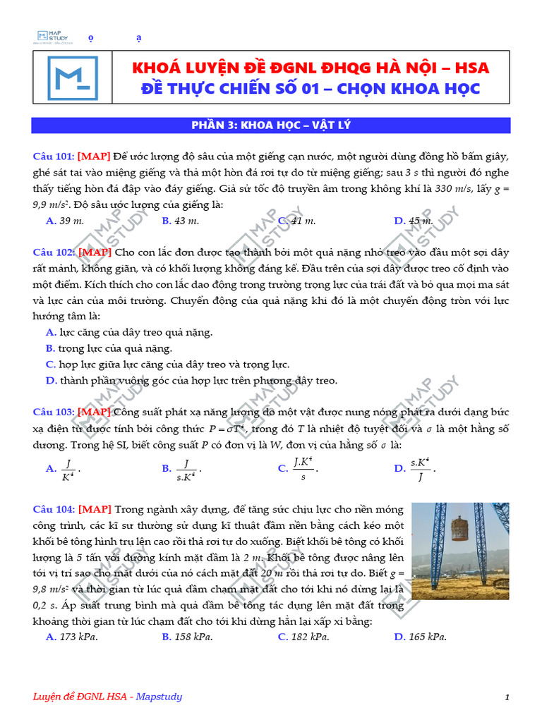 De Luyen Tap Vat Li - So 01 | PDF