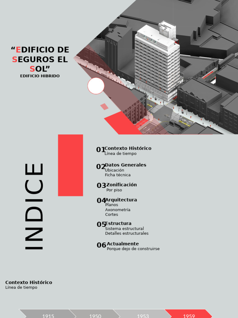 Taller VIII - Edificio Seguros El Sol | PDF | pared | Ingeniería de Edificación