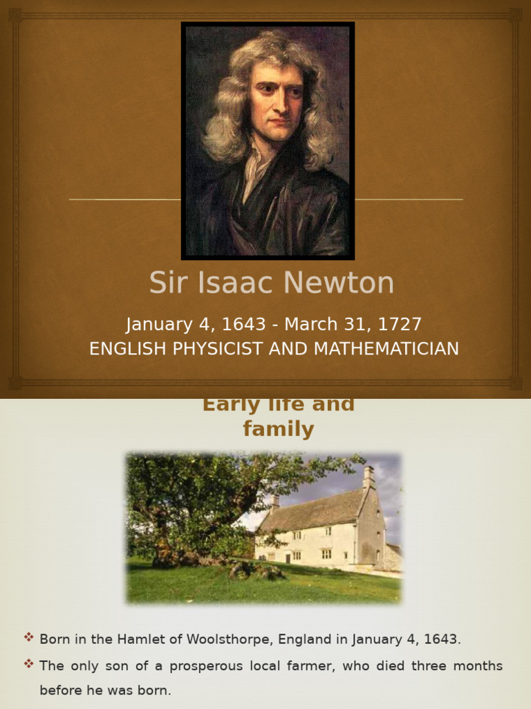 sirisaacnewtonppt-180926135210 (1) (1) | PDF | Newton's Law Of ...