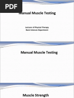 Muscle Power Assessment MRC Scale | PDF | Wellness | Science & Mathematics