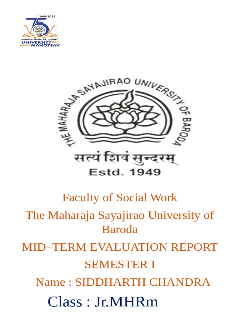 End Evaluation Report Siddharth 1 | PDF | Human Resource Management ...