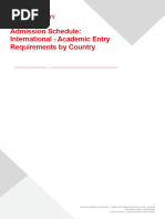 Nust Admission Scale | PDF | Educational Institutions | Secondary Education