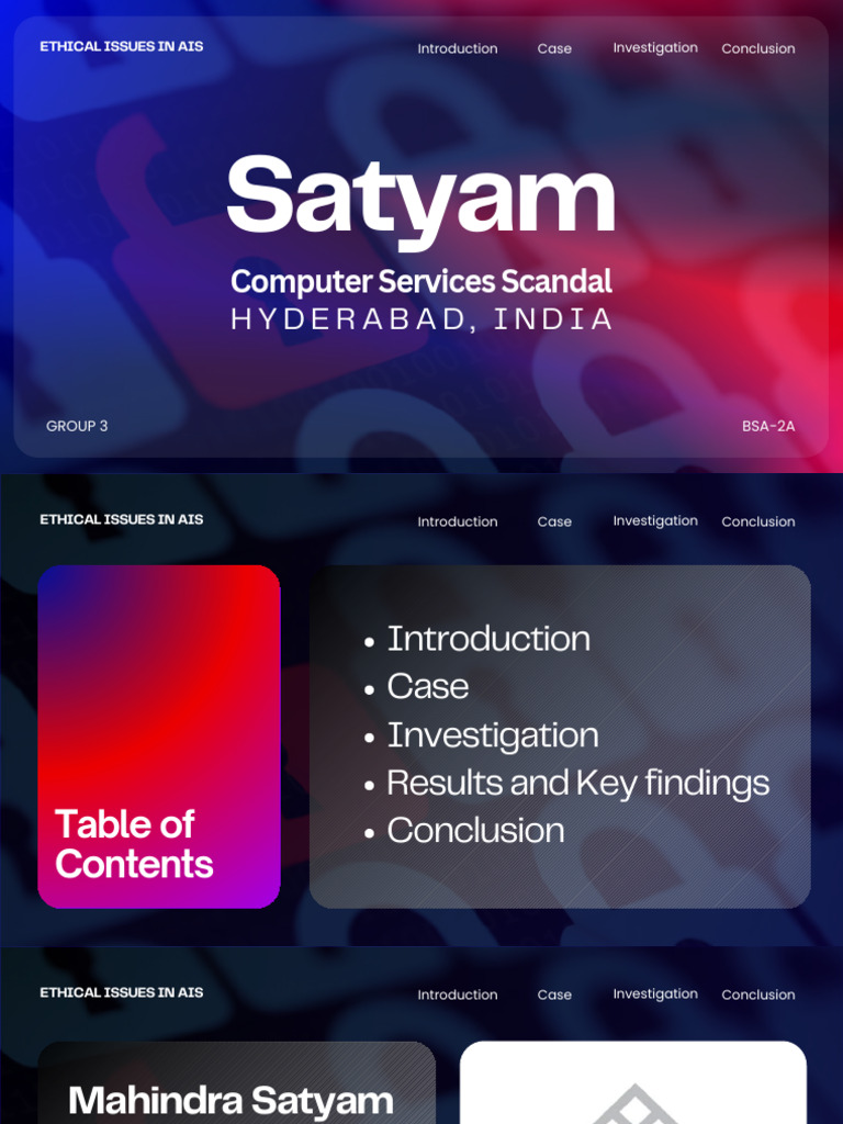 Satyam Computer Services Scandal | PDF | Business