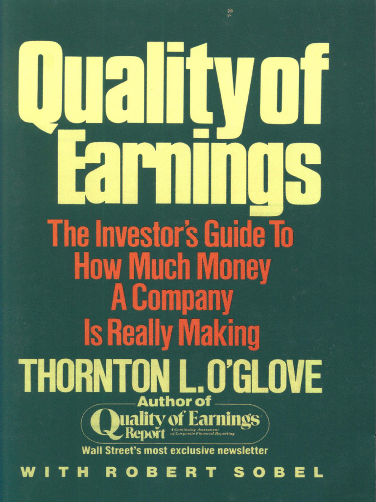 Quality of Earnings | PDF