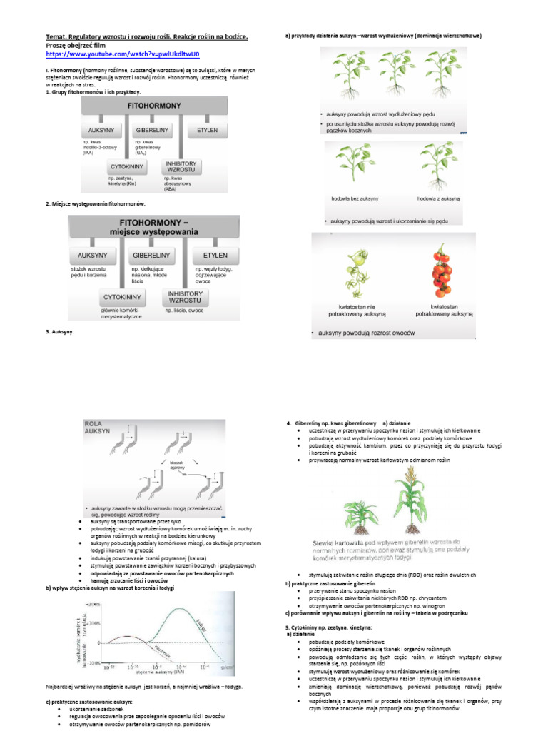 Hormony Roslinne | PDF