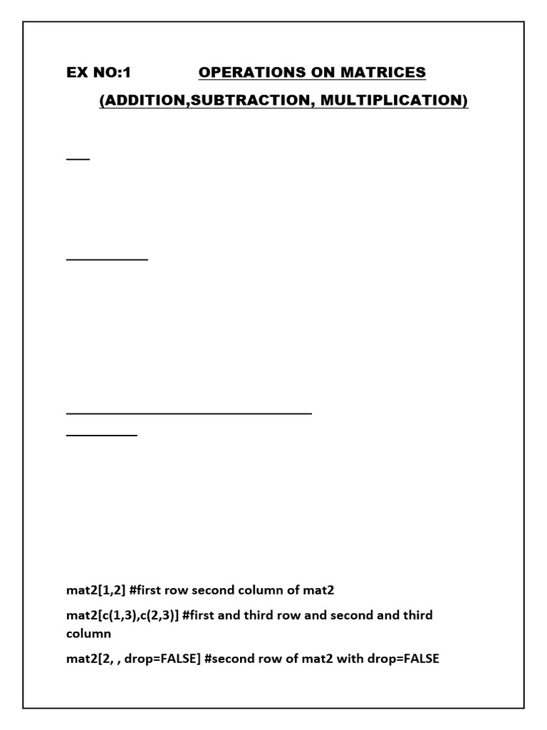 R-Programming - Final Lab Manual-2022 | PDF | Median | Statistical Theory