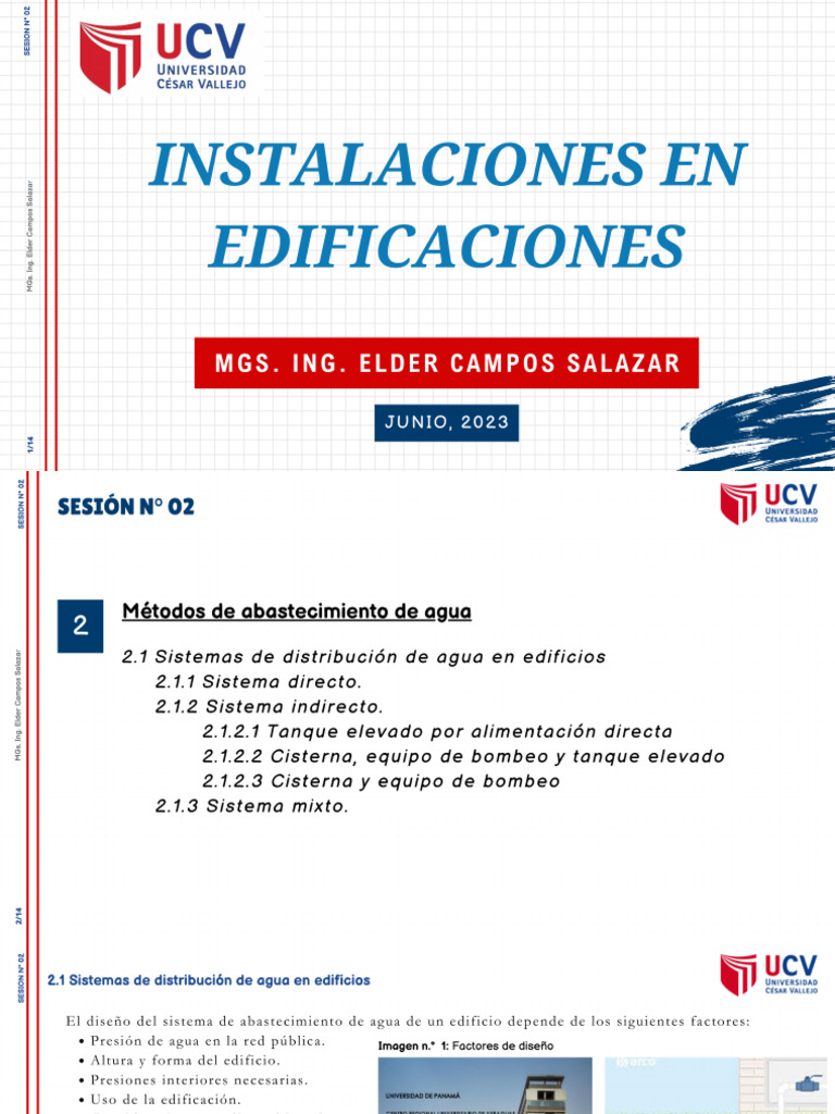 SESION 02 Instalaciones en Edificaciones | PDF
