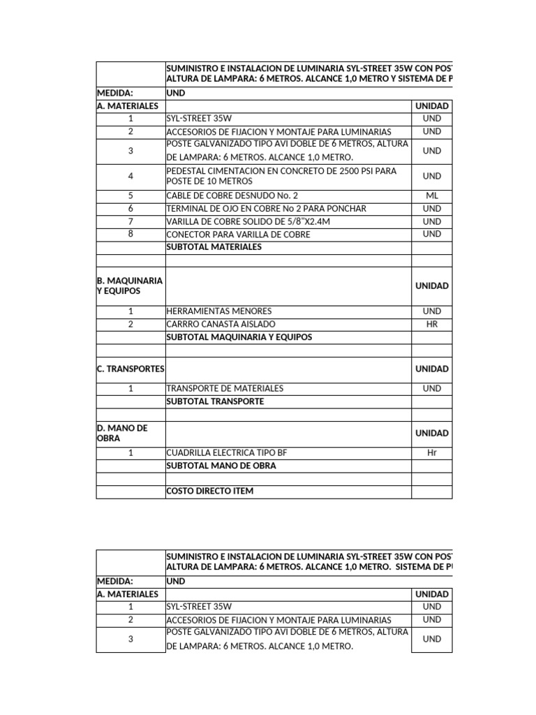 Apu Luminaria | PDF | Equipo eléctrico | Electricidad