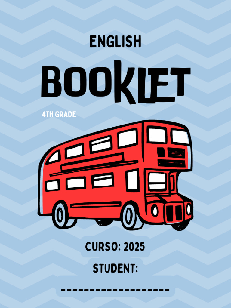 4th Grade English Course Booklet 2025 | PDF