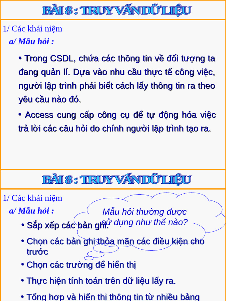 Bai8truyvandulieu L P 12c6 Nhóm 3 | PDF