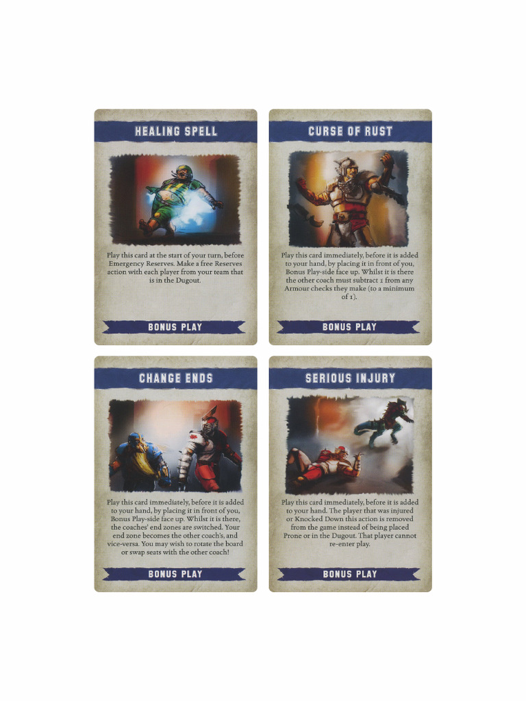 PDF BzB2 Endgame Challenge Cards | PDF