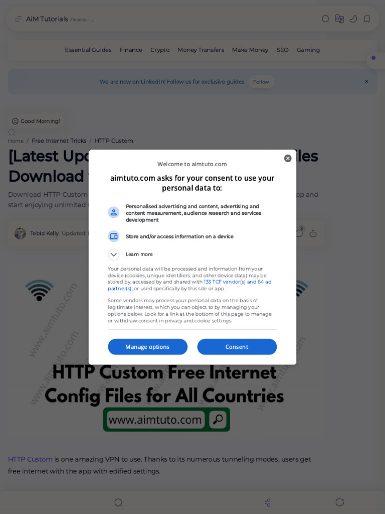 WWW Aimtuto Com 2021 09 Http-Custom-Config-Files HTML | PDF | Http Cookie | Internet