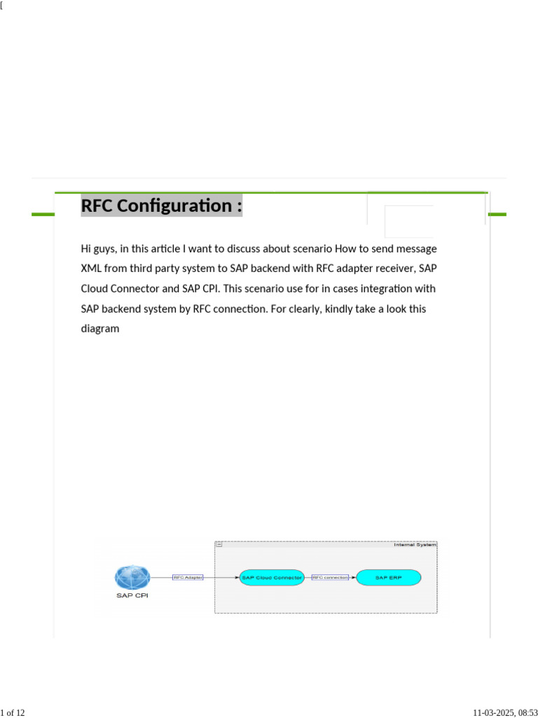 RFC Configuration | PDF | Computing | Software