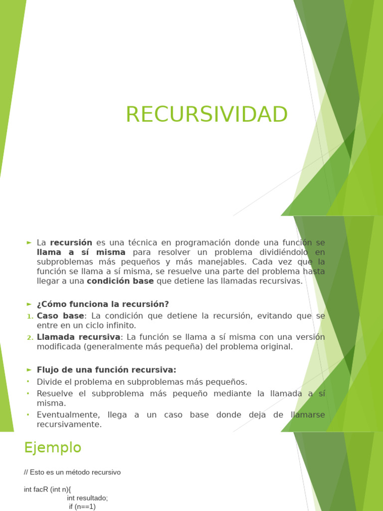 Recursion | PDF | Recursividad | Matemáticas