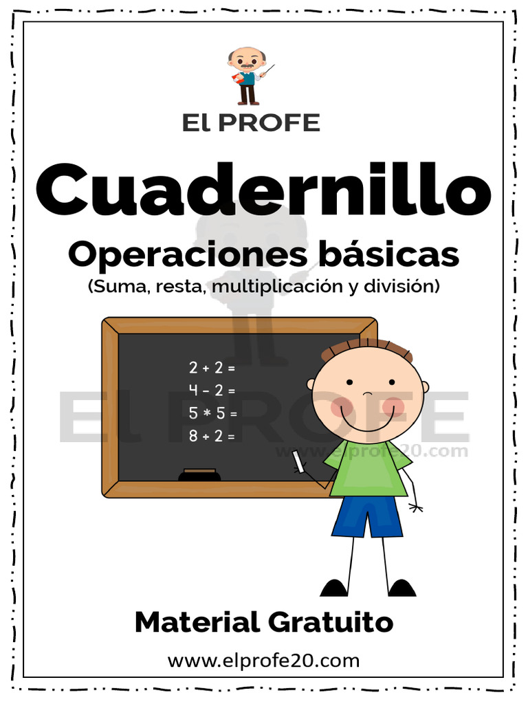 Cuadernillo de Operaciones Basicas Elprofe20 | PDF