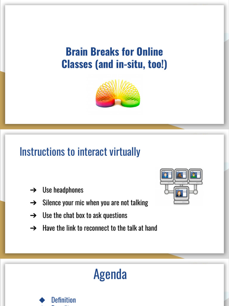 Brain Breaks For The English Class Paula Oliva | PDF | Education Theory ...