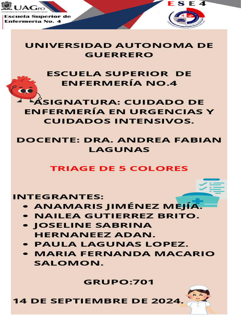 Cartel, Triage de Los 5 Colores | PDF