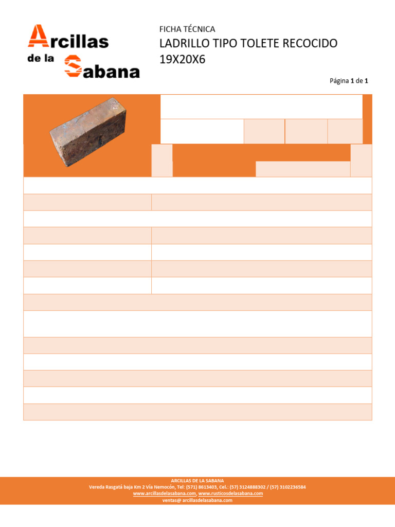 Ladrillo Recocido Pequen-O | PDF